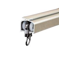 China Custom Hotel Curtain Rod Track Aluminum Alloy Material For Decorative for sale