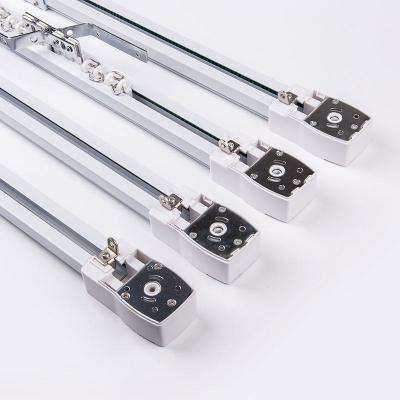 China Heavy Duty Electric Silent Curtain Track Automatic Ripple Fold For Home for sale