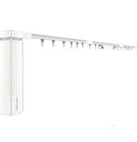China 20 Feet Sticky Ceiling Wall Mounting No Drill Aluminium Curtain Rail Track With Adhesive Tape for sale