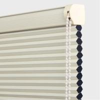 China Cordless Double Pleated Honeycomb Window Shade Windproof Polyester Material for sale