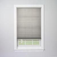 China Cordless Double Pleated Honeycomb Window Shade Windproof Polyester Material for sale