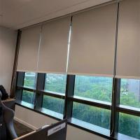 China Strong Hardness Roller Blinds Curtains Flame Retardant Fabric 3% Weft Slope Width 2.3m for sale
