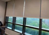 China Blackout Waterproof Roller Window Blinds Polyester Material For Living Room Office for sale
