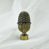 China wholesale window decoration bronze Gold Chrome copper sliver metal iron curtain rods set for sale