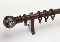 China Australia 29mm Wood Products Resin Back Drop Carved Plastic Hardware Pelmet Curtain Pole Aluminum for sale