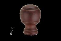 China Wood Curtain Rod UK Design Livingroom Window Curtain Pole , Rod Finials, Livingroom Curtain Pole for sale