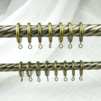 China 28/19mm Bronze Curtain Finials Twisted Curtain Pole Curtain Rod Accessories for sale