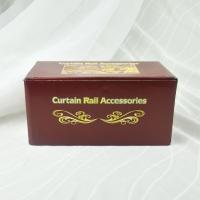 China 28/19mm Bronze Curtain Finials Twisted Curtain Pole Curtain Rod Accessories for sale