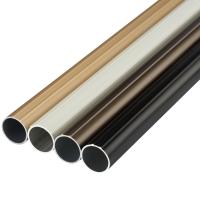 China Wall Mount 28mm Aluminum Pipe Double Curtain Rod Holder Image Curtain for sale