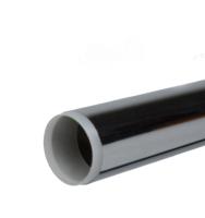 China 28mm Extendable Curtain Pipe Rod Silver Color For Home Window for sale
