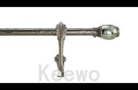 China 17 years China factory wholesale metal twist curtain rods in curtain poles tracks accessories for sale