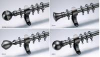 China Modern Curtain Pipe Rod Metal Stainless Steel Material Bronze Nickel Color for sale