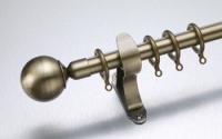 China Modern Curtain Pipe Rod Metal Stainless Steel Material Bronze Nickel Color for sale