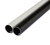 China Gold Telescoping Aluminium Curtain Pole Extensible For Home Hotel for sale