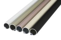 China Gold Telescoping Aluminium Curtain Pole Extensible For Home Hotel for sale