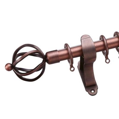 China Kenya curtain rod stain round end cap 72