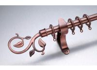 China Kenya curtain rod stain round end cap 72