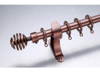 China Kenya curtain rod stain round end cap 72