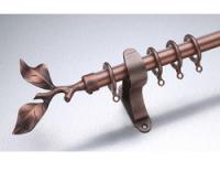 China Kenya curtain rod stain round end cap 72