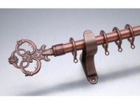 China Kenya curtain rod stain round end cap 72