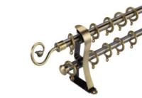 China 120 Inches Adjustable Curtain Pipe Rod Stainless Steel Material for sale