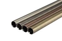 China Metal Aluminum Curtain Pipe Rod Anti Rust With Cover Brackets Ring for sale