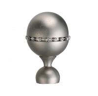 China Metal Aluminum Curtain Pipe Rod Anti Rust With Cover Brackets Ring for sale