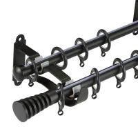 China Single Double Curtain Pipe Rod Steel Material Modern Style For Home for sale