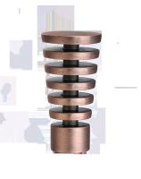 China Single Double Curtain Pipe Rod Steel Material Modern Style For Home for sale