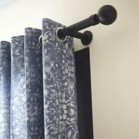 China Aluminum Alloy Metal Curtain Rod Sets For Home Window Decoration for sale
