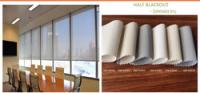 China Anti Static Semi Blackout Blinds , Roller Window Shades For Kitchen Bathroom for sale