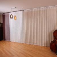 China Electric Modern Vertical Fabric Blinds , Pink Window Blinds For Luxury Home for sale