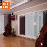 China Sheer Fabric Window Vertical Blinds With Minimalist Modern Style for sale