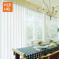 China Sheer Fabric Window Vertical Blinds With Minimalist Modern Style for sale