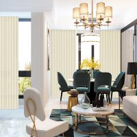 China Decorative White Window Vertical Blinds Manual Control For Patio Bathroom for sale