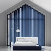China Luxury 89mm 127mm Window Vertical Blinds Manual Fabric Material for sale