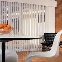 China Luxury 89mm 127mm Window Vertical Blinds Manual Fabric Material for sale