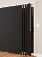China Luxury 89mm 127mm Window Vertical Blinds Manual Fabric Material for sale