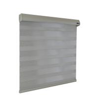 China Horizontal Zebra Pattern Intelligent Window Blinds Chain Manual Control for sale