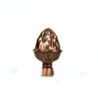 China 19mm Window Curtain Rod Accessories With Gold Sliver Bronze Copper Color for sale