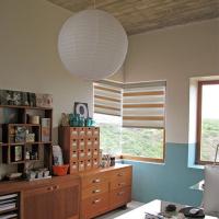 China Double Layer Manual Intelligent Window Blinds Fabric Material For Indoor for sale