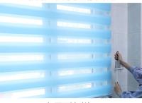 China Horizontal Rolling Zebra Blind Curtain For Living Room Bedroom for sale