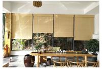 China Exterior Interior Manual Bamboo Blind Curtain For Window Doors for sale