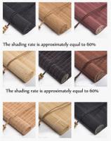 China Sunshade Hotel Type Curtains , Balcony Bamboo Blinds For Tea Room Study Office Hotel for sale