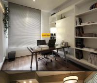 China Flat Plate Office Window Drapes , Manual Control Aluminum Venetian Blind for sale