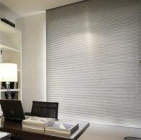 China Flat Plate Office Window Drapes , Manual Control Aluminum Venetian Blind for sale