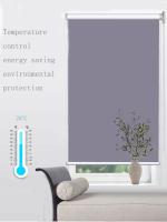 China Blackout Waterproof Fabric Office Window Drapes Gray Color For Indoor Decoration for sale
