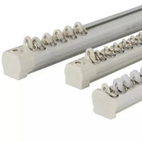 China 1.1-2.1m Aluminium Heavy Duty Ceiling Wall Mount Retractable Tension Curtain Track Set for sale