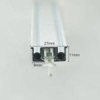 China manual sliding runners carriers curtain track snake wave curtain ripple fold curtain track for sale