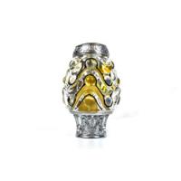 China Customized Curtain Finials Crystal Curtain Rod Accessories for sale
